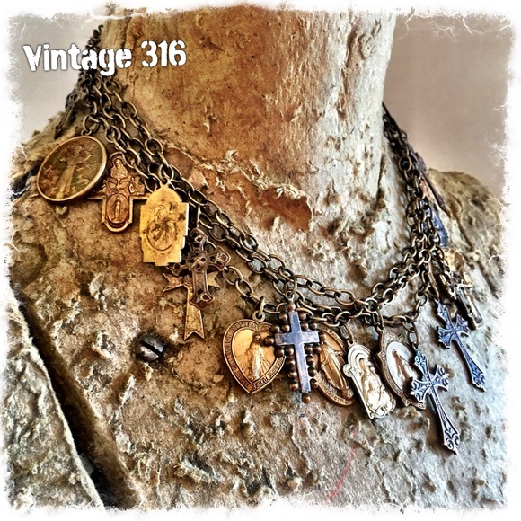 Jewelry | Last One Saints Crosses Statement Necklace | Poshmark